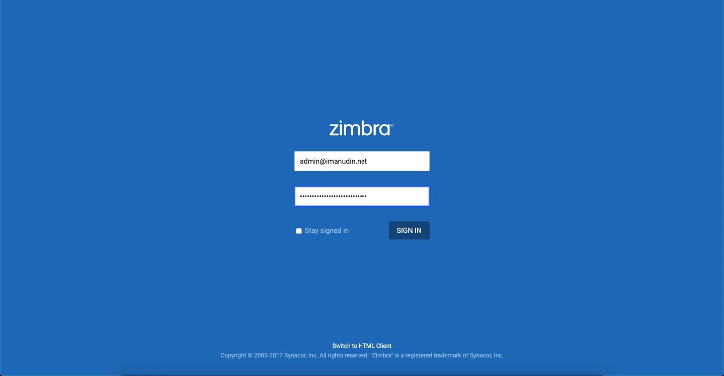 How to Install Zimbra Universal UI - Ahmad Imanudin